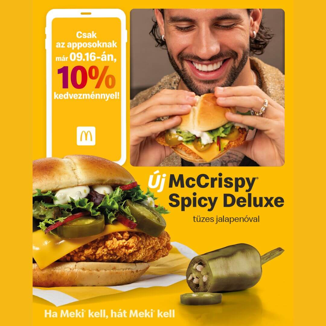 Új McCrispy Spicy Deluxe - Lurdy Ház Budapest